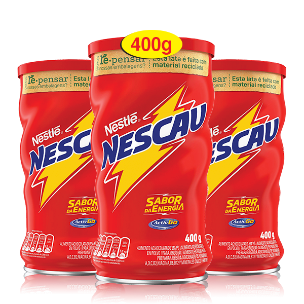 Achocolatado Nescau Nestlé Lata 400g — Supermercados Guanabara